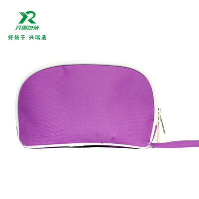 High grade eco-friendly oxford fabric cheap price round cosmetic bag fashion toiletry bag for women