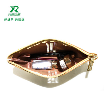 High grade PU cosmetic bag fashion toiletry bag for women wholesale plain small cosmetic bag handmade