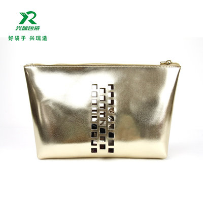 High grade PU cosmetic bag fashion toiletry bag for women wholesale plain small cosmetic bag handmade