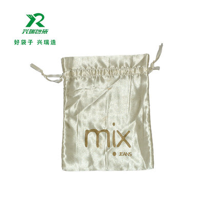 Factory wholesale product cheap price Satin small drawstring bags cosmetic drawstring bag china manufactuer