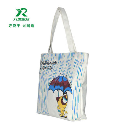 Manufacturer supply directly durable eco-friendly cheap customized promo canvas bag fashion shoulder bag shopping bag