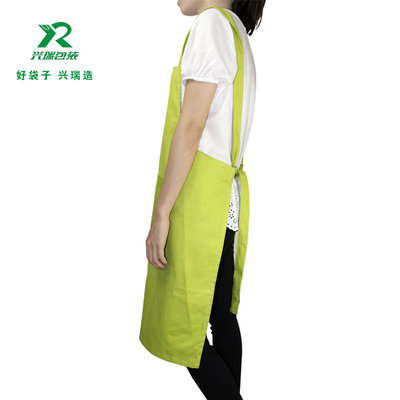 Customized top quality promotional apron cooking cotton kitchen apron With Logo Promotion Cheap cotton black kitchen BBQ