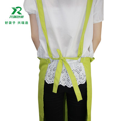 Customized top quality promotional apron cooking cotton kitchen apron With Logo Promotion Cheap cotton black kitchen BBQ