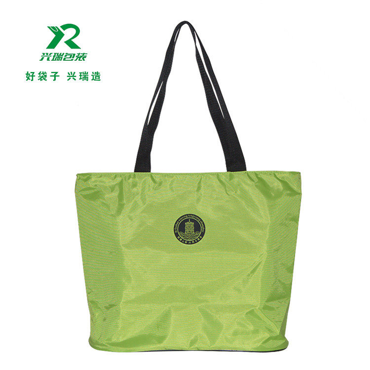 600D oxford fashion shopping bag polyester shoulder bag supplier high quality foldable bag custom shopping bag