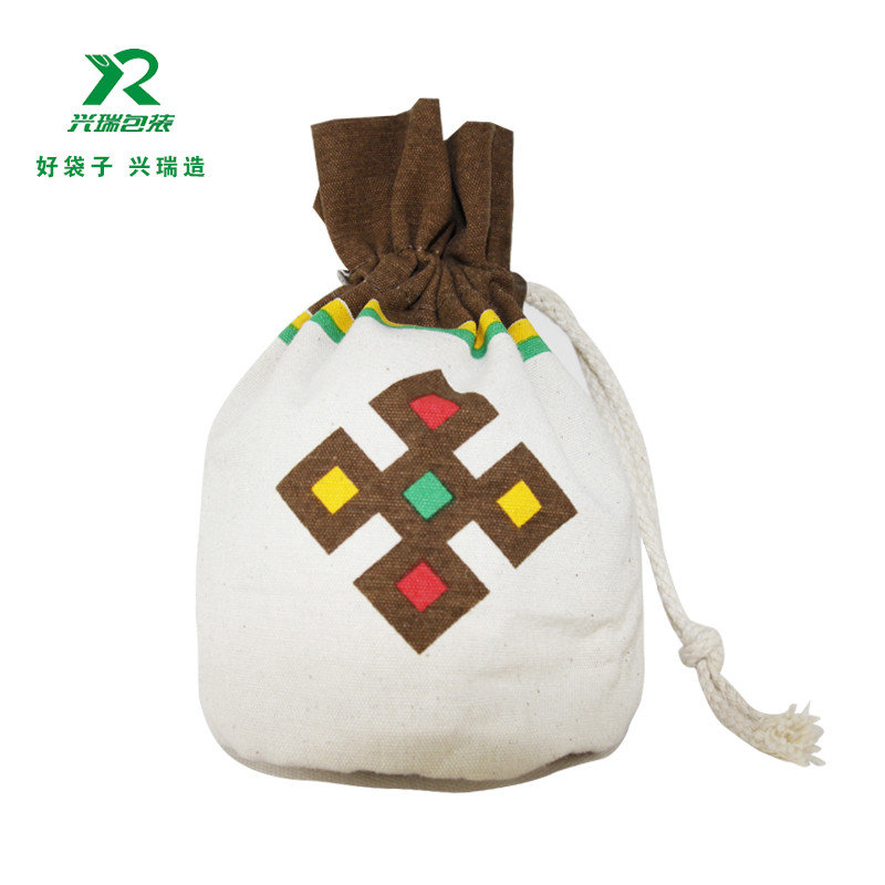 Custom drawstring dust bag for handbag High Quality Customized Cotton Drawstring Bag drawstring bag branded