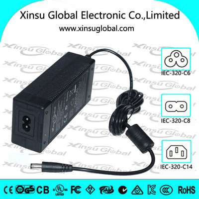 UL FCC12V lithium battery charger 5A power adapter with DOE level VI