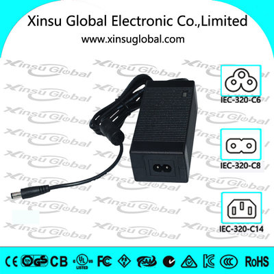 UL FCC12V lithium battery charger 5A power adapter with DOE level VI