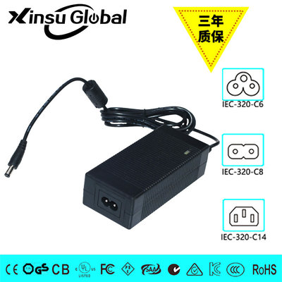 UL FCC12V lithium battery charger 5A power adapter with DOE level VI