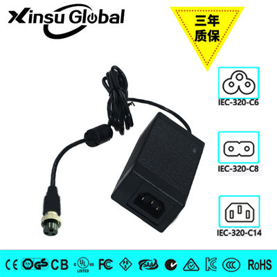 UL FCC12V lithium battery charger 5A power adapter with DOE level VI