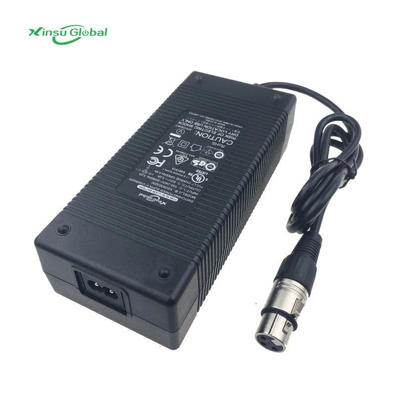 New ONE WHEEL+XR electric scooter 15S NMC battery charger 63V 3.2A with XLR female connector