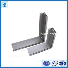 China Powder blasting 6063-T5 / T6 extruded aluminum framing for table edge supplier