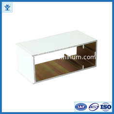 China High quality white powder coated aluminum extrusion for decorations supplier
