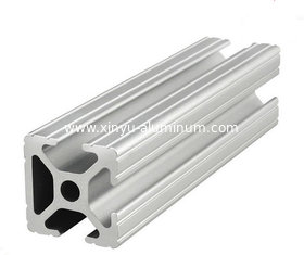 China 1" X 1" T-SLOT aluminum extrusion square tube for ladder,aluminium ladder supplier