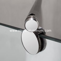 China Chinese new product wood colour aluminium profile rail for sliding door / aluminum railing supplier