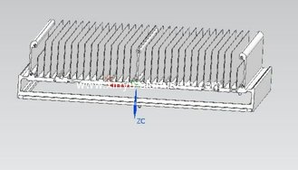 China Aluminum Heat Sink for 4G Communication Base Station Products CNC Machining Parts supplier