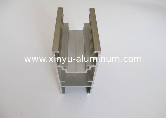 Top Quality Cream Powder Coated Aluminum Profiles Sliding Window and Door supplier