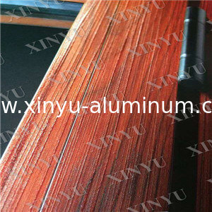 Wooden Grain Transfer Printing Aluminium Inward-opening Window and Door supplier