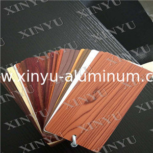 Wooden Grain Transfer Printing Aluminium Inward-opening Window and Door supplier