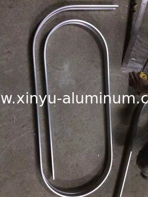 1inch 45 Degree Bend 6061 Aluminum Tubing with Best Price/Punching Aluminum Bend Tub supplier