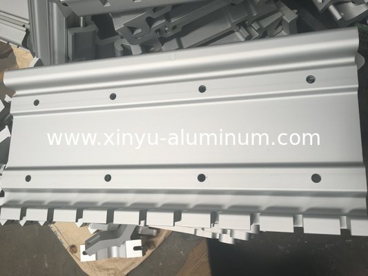 Alkali Sand Sandblasting Oxidation and Oxidative Extrusion Profile with CNC Drilling supplier