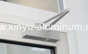 White Powder Coated Aluminum Electromotive Sliding Door Pofiles supplier