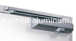 White Powder Coated Aluminum Electromotive Sliding Door Pofiles supplier