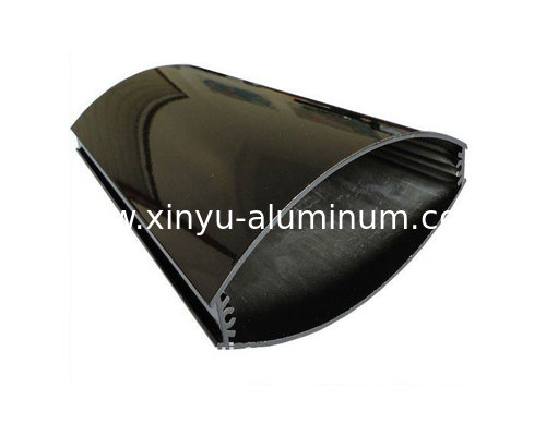 Electrophoresis Louver Profile of Aluminum Sheet for Sunshades/Rapid Roll Door supplier