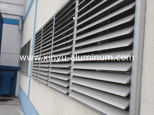 OEM PVDF Coating Louver Boards and Power-Driven Rolling Curtain Door supplier