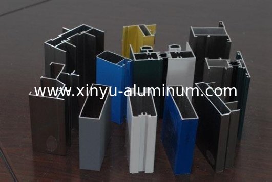Powder Coating Finishing Office Partition Aluminum Extrusion  Profiles supplier