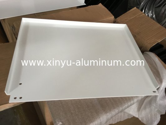 White powder coating panel with tapping and bending for the outdoor light box supplier