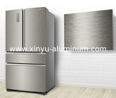 Brushed and Anodizing Aluminium Panel for Refrigerator Door Popular in Korea supplier
