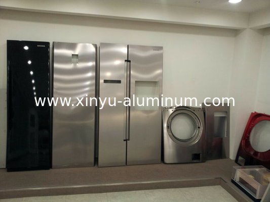 Brushed and Anodizing Aluminium Panel for Refrigerator Door Popular in Korea supplier
