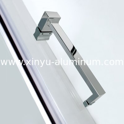 Chinese new product wood colour aluminium profile rail for sliding door / aluminum railing supplier