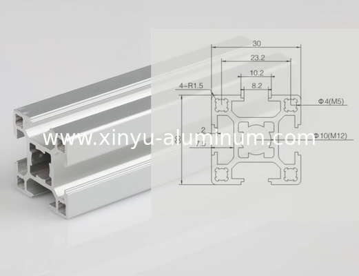 T slot Aluminum Extruded Structural Profile frame for Automation Equipment Conveyor System supplier
