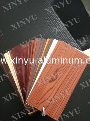 6000 Series Grade and Square Shape Wooden Grain Aluminum extruded profiles supplier