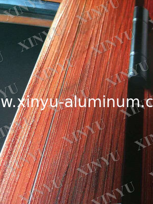Wood transfer aluminum sliding windows extrusion profile manufacturer supplier