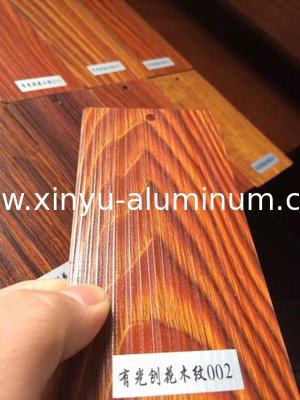 Discounted price wood grain extruded ceiling aluminium supplier