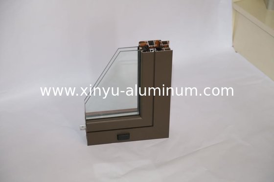 Kinds of Wooden Grain Surface Aluminum extruded profiles 6063-T5 alloy supplier