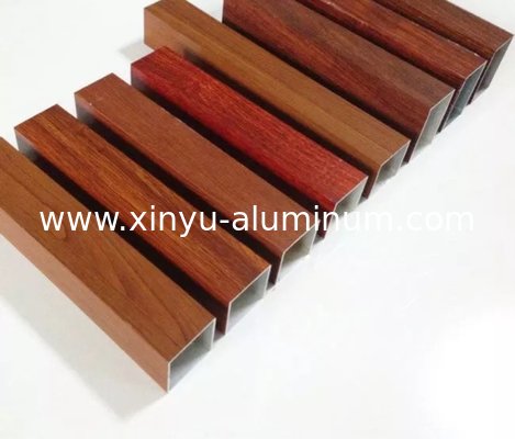 Wooden Grain Aluminium Profile for Extrusion Aluminium supplier