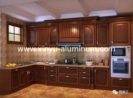 Wooden Grain Aluminium Profile Furniture made in China supplier