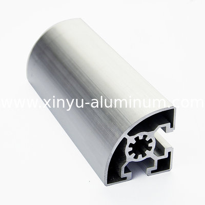 Silver anodized Aluminum T slot 40*80mm Size with Bolts and Nuts supplier