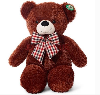 60 cm / 80 cm Height Teddy Bears Animal Plush Toys With Knitted Sweater