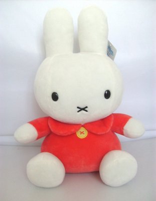 Toy,Plush Toy,Plush Stuffed Toy Beige Teddy Bear with Check Design Scarf and Paw and ear