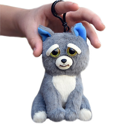 Pet Stuffed Animal Feisty Pets  Feisty Pets Blue Dog Stuffed Animals