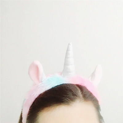 Fashion plush fabric moose holiday gift kids hair band
