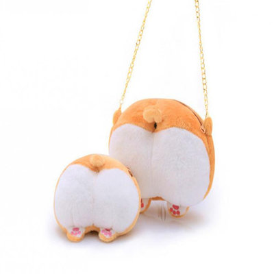 Soft plush custom plush toys mini wallet coin bag