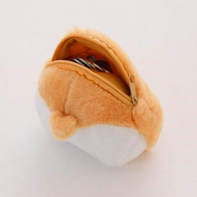 Soft plush custom plush toys mini wallet coin bag