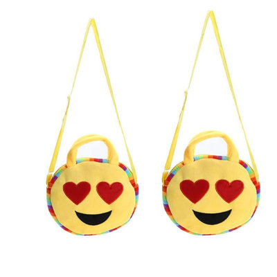 plush emoji wallet, mini coin purse,custom emoji plush soft embroidered emoji wallet handbag