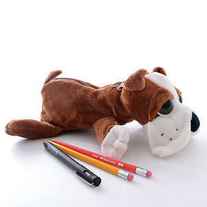 New creative korean stationery import office and school supplies girls gift cute plush cat cartoon zipper pencil funny
