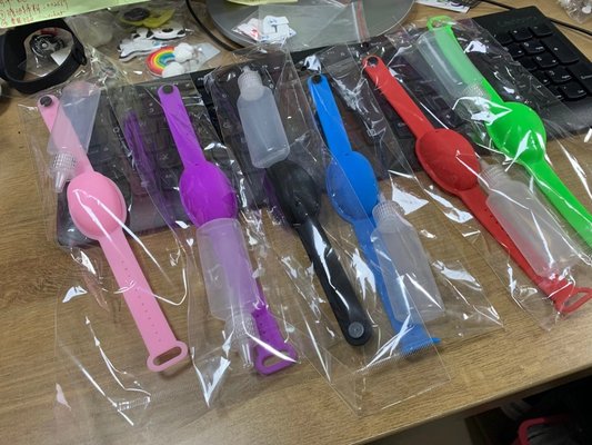 10ML Liquid Silicone Bracelet Wearable Hand Cleanser Dispenser for Travel Outdoor Soap Dispenser Portable Sanitizer Wri